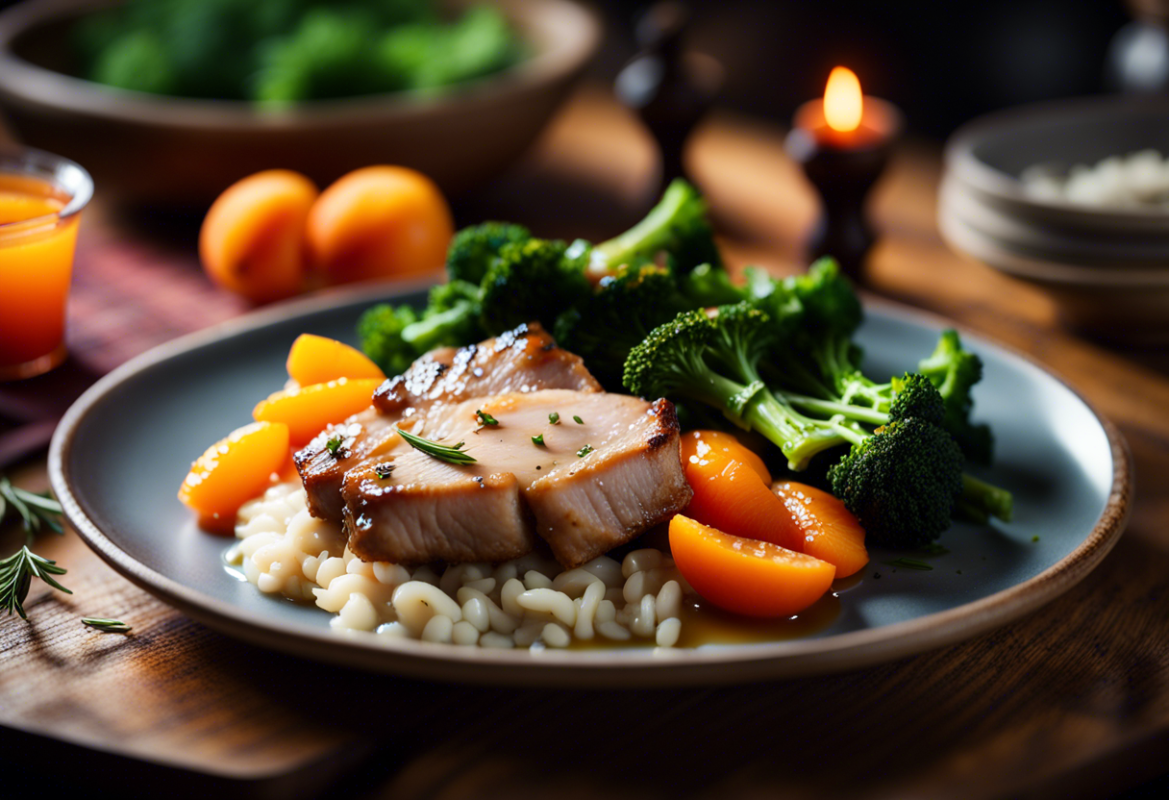 Recette healthy rapide et simple : sauté de porc au romarin et brocoli ...